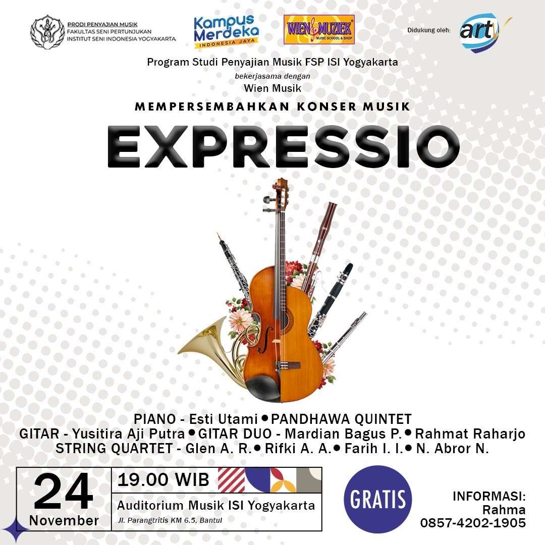 Program Studi Penyajian Musik Fakultas Seni Pertunjukan ISI Yogyakarta ...