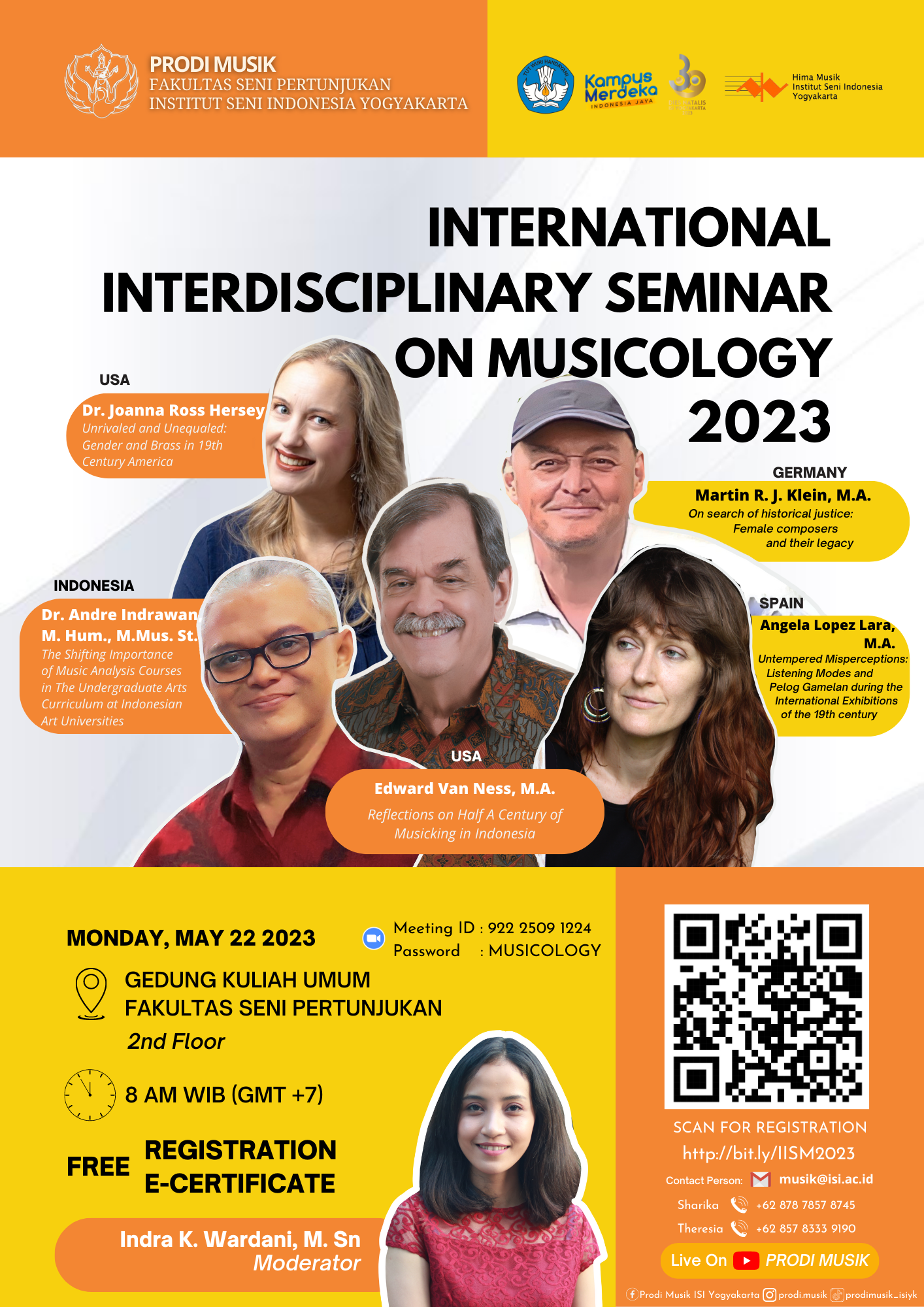INTERNATIONAL INTERDISCIPLINARY SEMINAR ON MUSICOLOGY 2023 – Fakultas ...